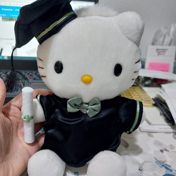 Hello Kitty | Toys | Beautiful Smart Cute Hello Kitty Graduation Cap ...